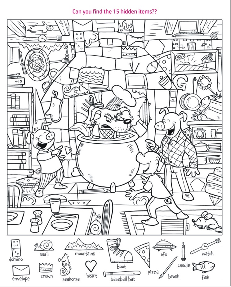 worksheets: Find The Hidden Items