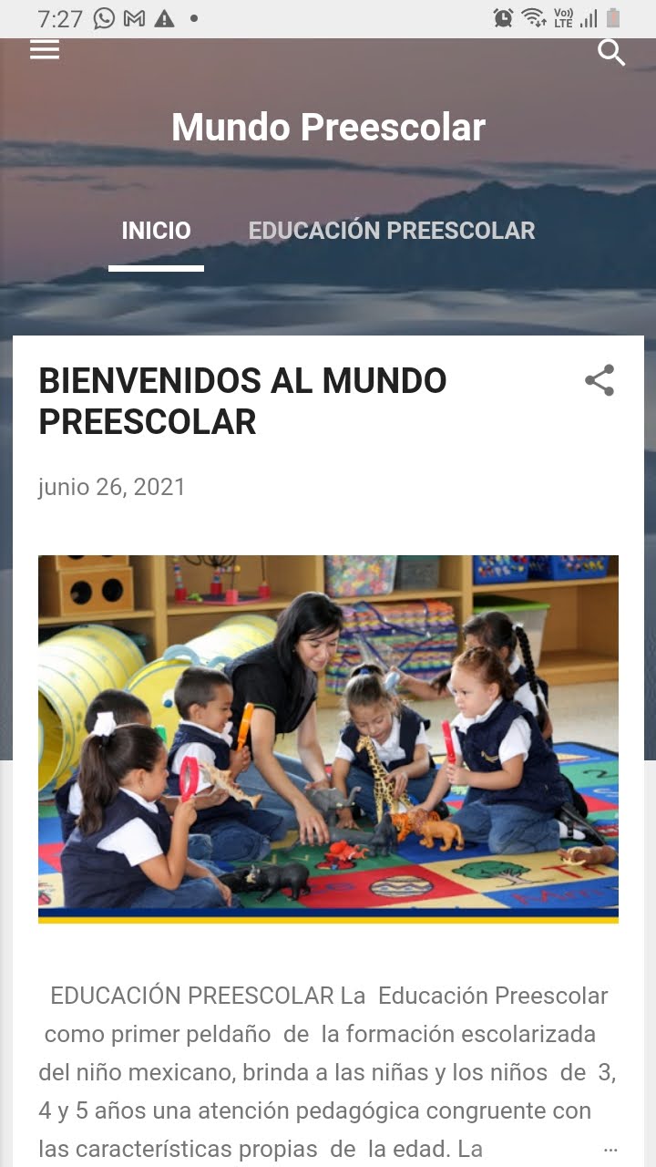 BIENVENIDOS AL MUNDO PREESCOLAR BIENVENIDOS AL MUNDO PREESCOLAR