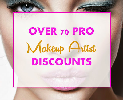 Pro Makeup Artist Discount Programs ~ Becoming a Makeup Artist