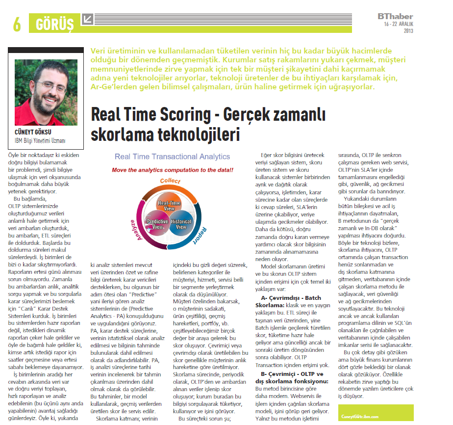 Database Guidelines: Real Time Scoring – Gerçek Zamanlı Skorlama ...