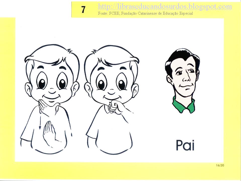 Educação: FAMÍLIA EM LIBRAS