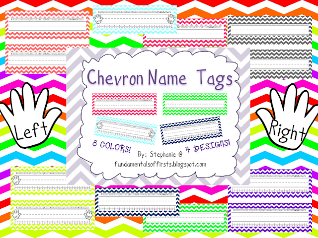 FUNdamentals Of Firsts: The Ultimate Chevron Classroom!