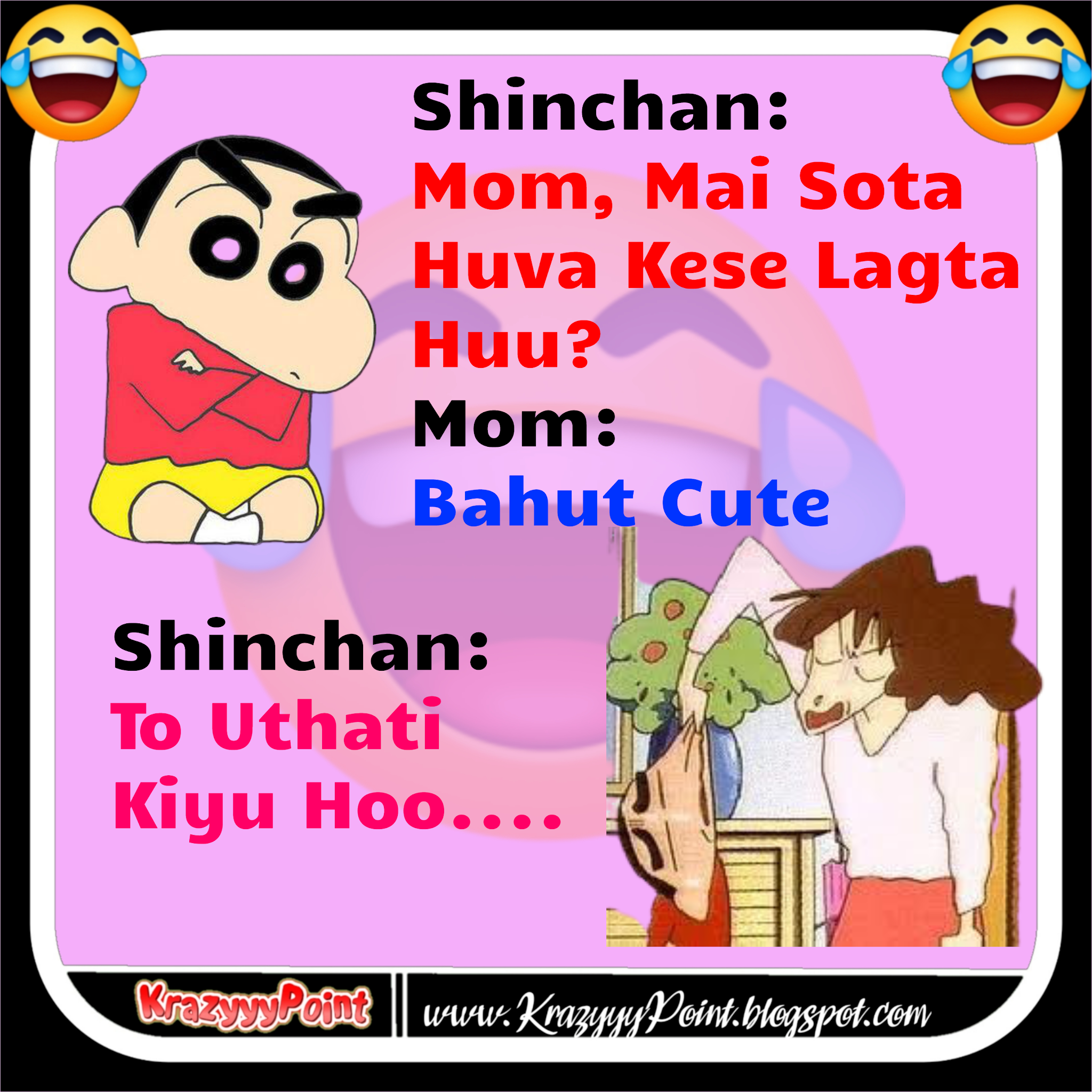 1. Shinchan Jokes - KrazyyyPoint