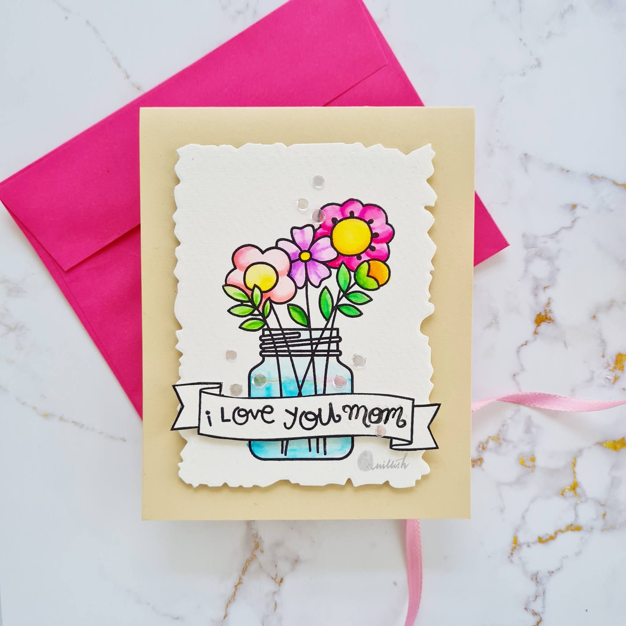 TO - Love you Mom - Paper Smooches