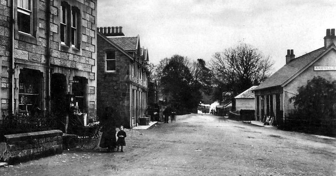Tour Scotland: Old Photograph Taynuilt Scotland