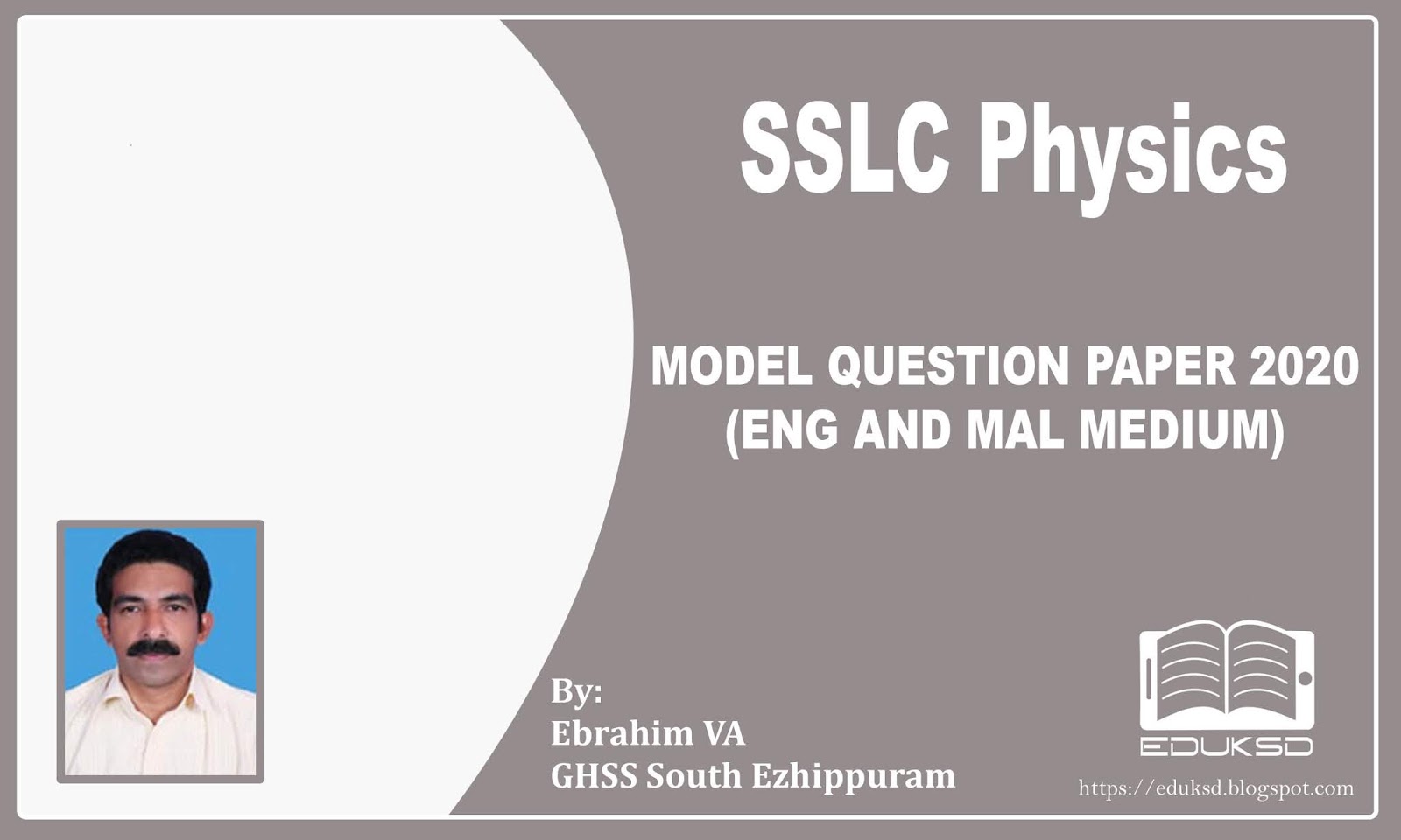 SSLC PHYSICS MODEL QUESTION PAPER 2020 ENG MAL MEDIUM sslc-physics-model-question-paper-2020-eng-mal-medium
