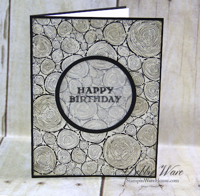 Stampin' Ware House: Tree Rings Birthday Card