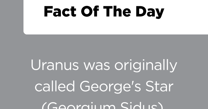 Uranus Was Originally Called George s Star Georgium Sidus uranus-was-originally-called-george-s-star-georgium-sidus