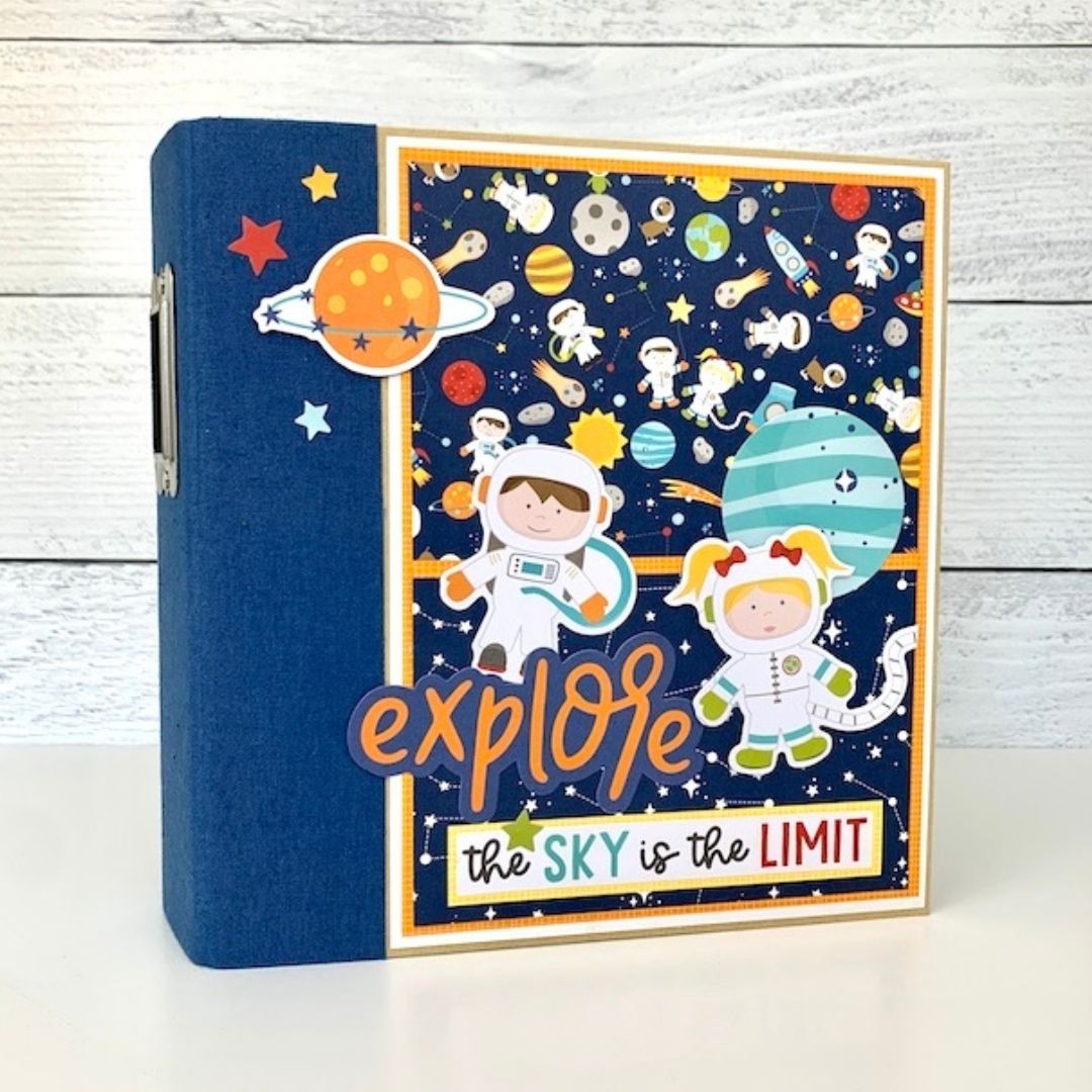 Solar System Scrapbook Cover