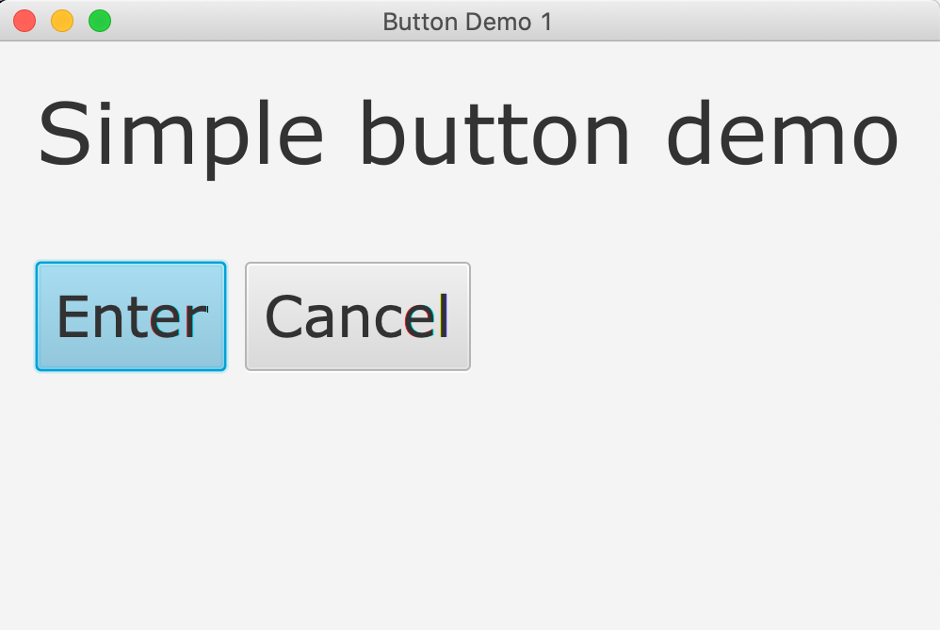 Programming for beginners: JavaFX: Button Modes