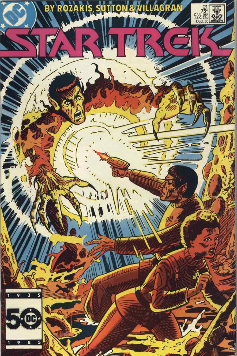 STARLOGGED - GEEK MEDIA AGAIN: 1985-86: STAR TREK DC COMICS GALLERY ...