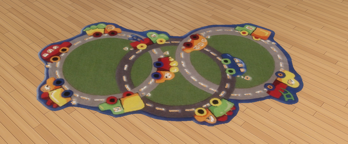 Kids Rugs. Sims 4 Custom Content.