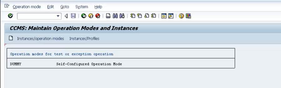 SAP BASIS MADE EASY: Operation modes configuration