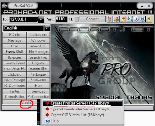 Trojan Horse ProRat How to use and Configure Full Guide ~ HacKing eXplore