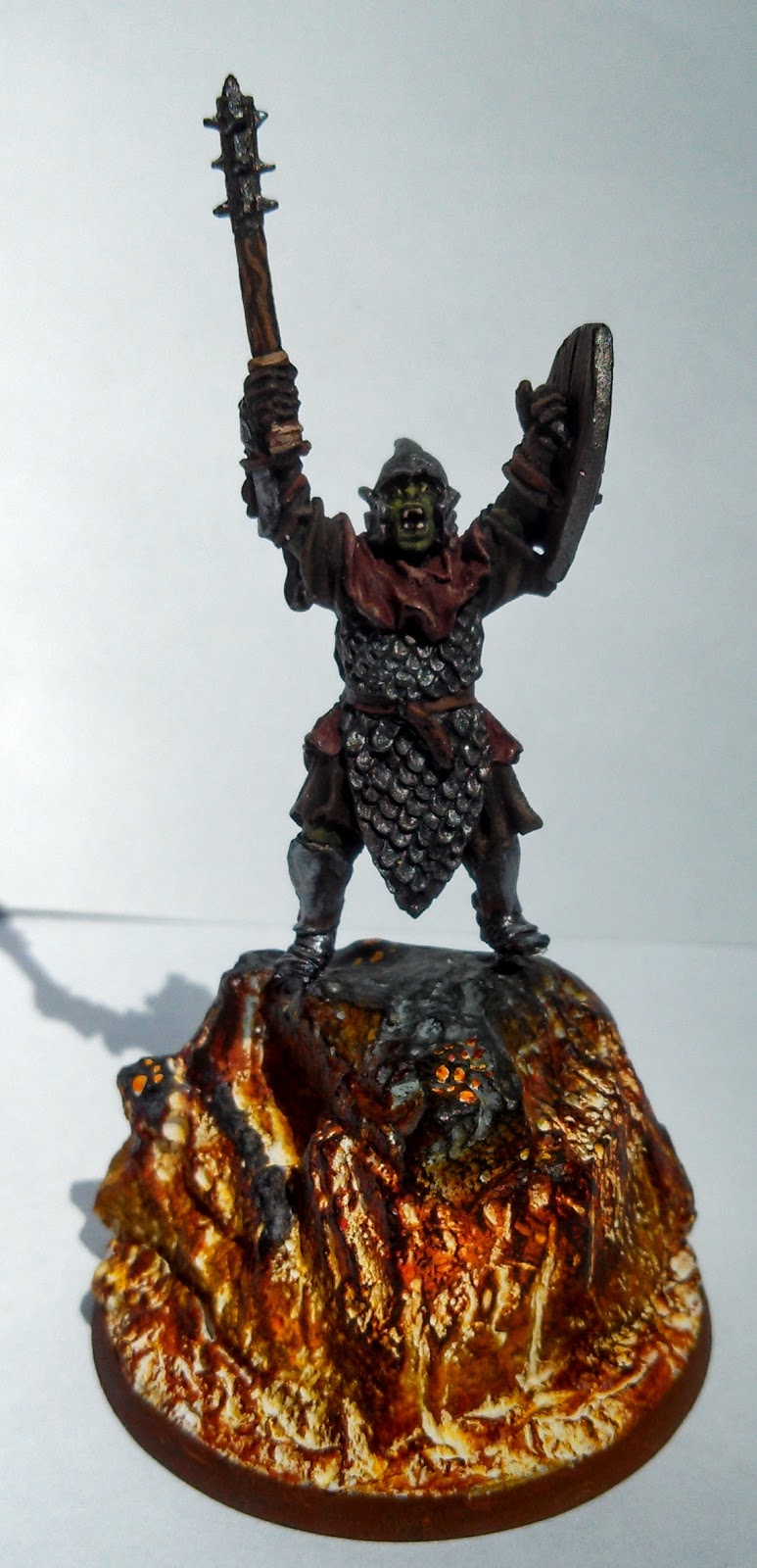 Painting Middle Earth: Mordor Orc Captain