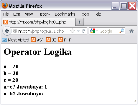 Mengenal Operator Logika Pada PHP - Niguru Indonesia