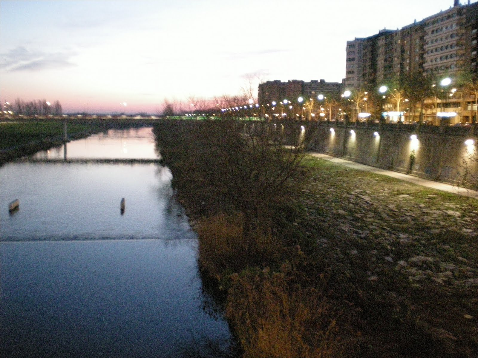deteneltiempoporfi: Rio Segre / Lleida
