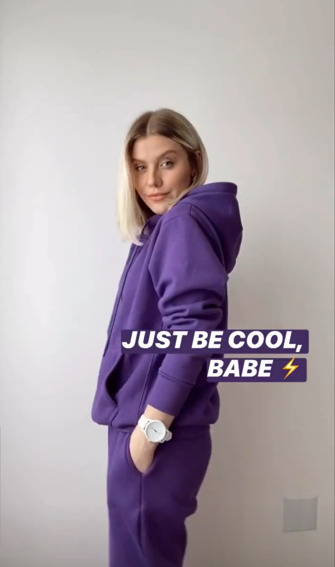 Conjunto de Moletom Together Roxo | Peluciado - In Love: O que é essa ...