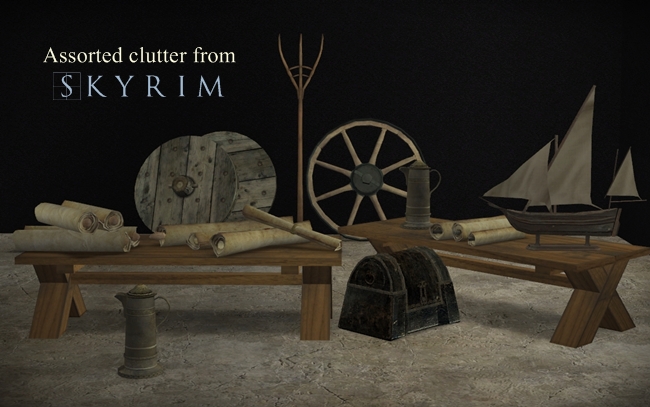 The Medieval Smithy SIMS 2: Assorted Clutter