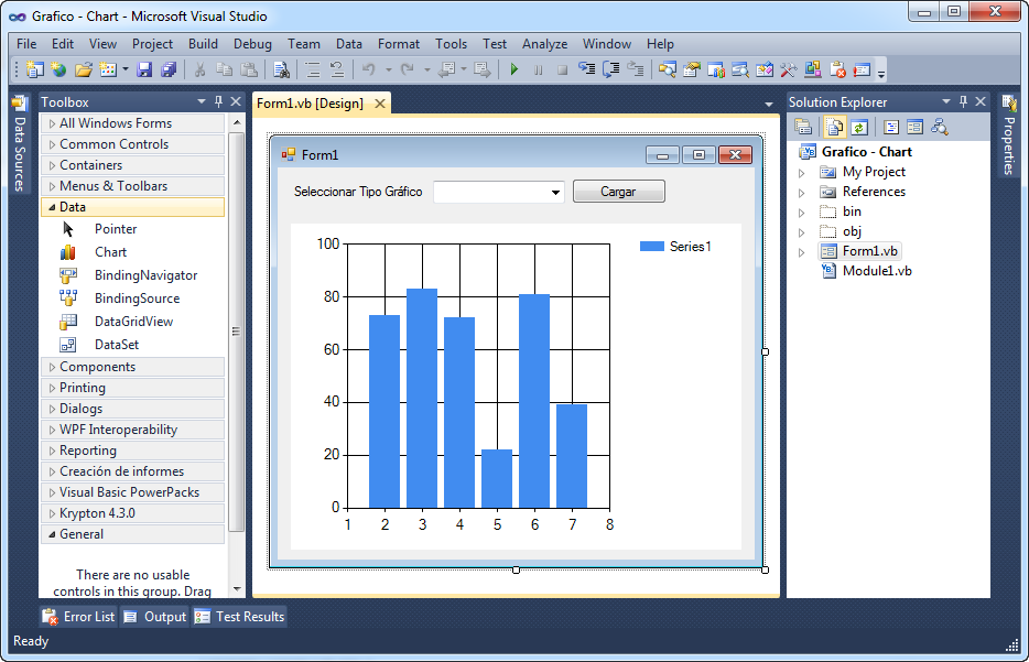 VB.Net - Reporte Estadísticos - Primera Parte