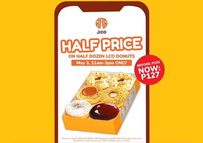 Manila Shopper: Half Price on Half-Dozen J.Co Donuts Promo