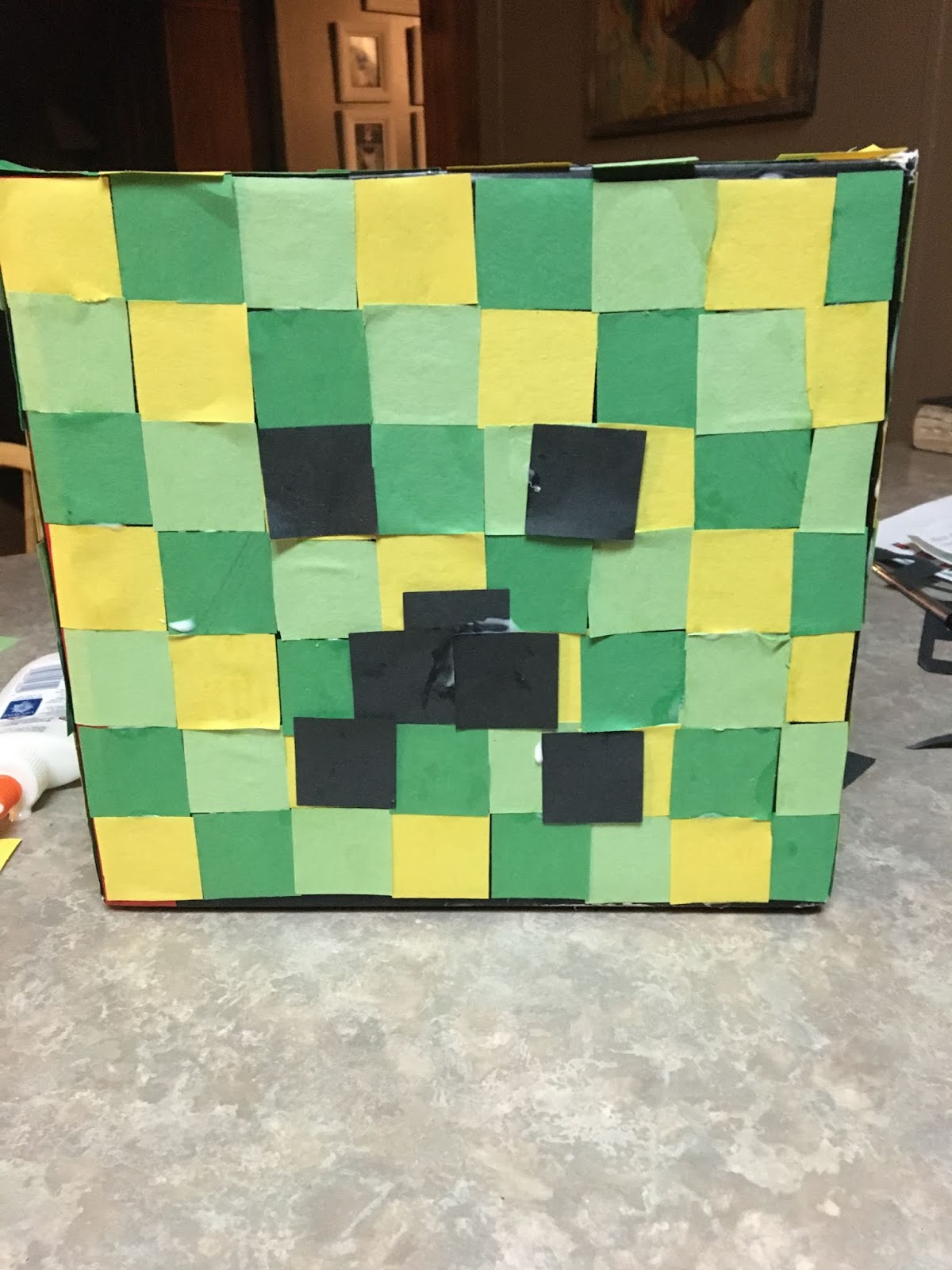 My Full Heart: How to Make a Minecraft Creeper Valentine Box
