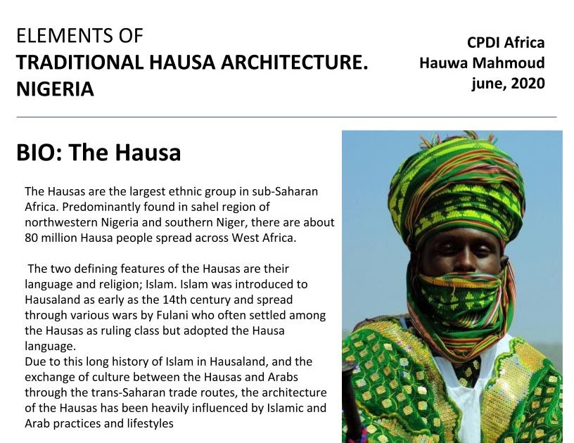 25 Elements of Traditional Hausa Architecture