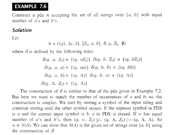 Bijan Krishna Paul : 7. Construct a pda A accepting the set of all ...