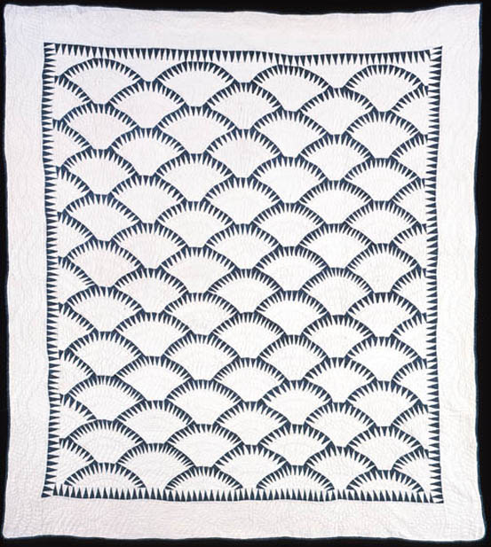 Cloud of Quilt Patterns: Not Square Blocks: Curved Shell Shapes