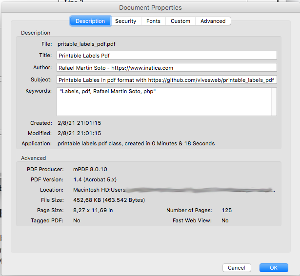 Imprimir etiquetas APLI en PDF desde PHP