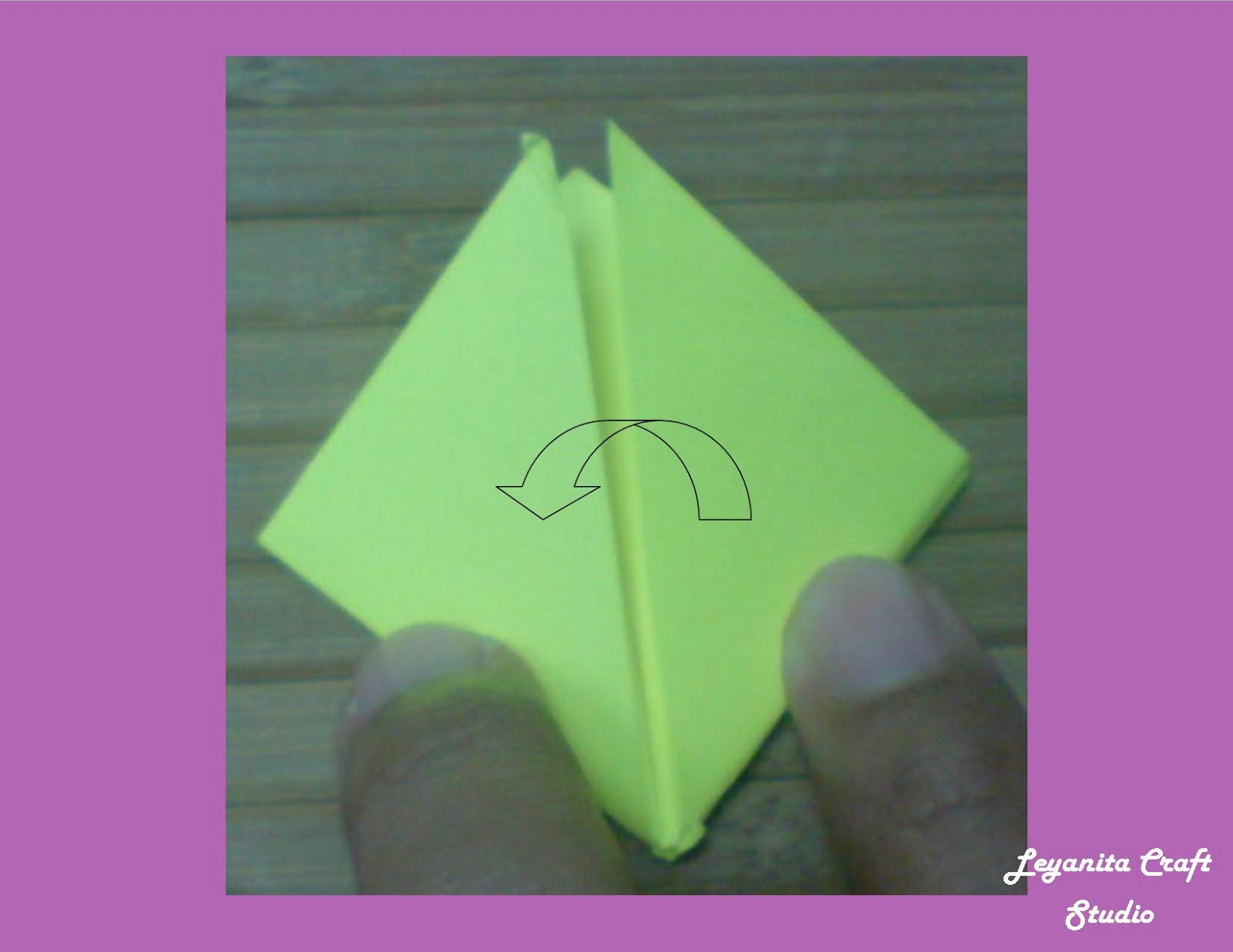 Tutorial: Origami Bunga Tulip | Leyanita Craft Studio