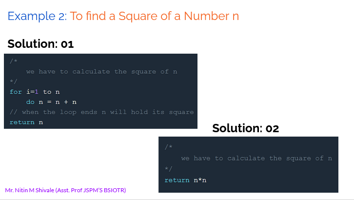 DATA STRUCTURES AND ALGORITHMS: Complexity of algorithm: Space ...