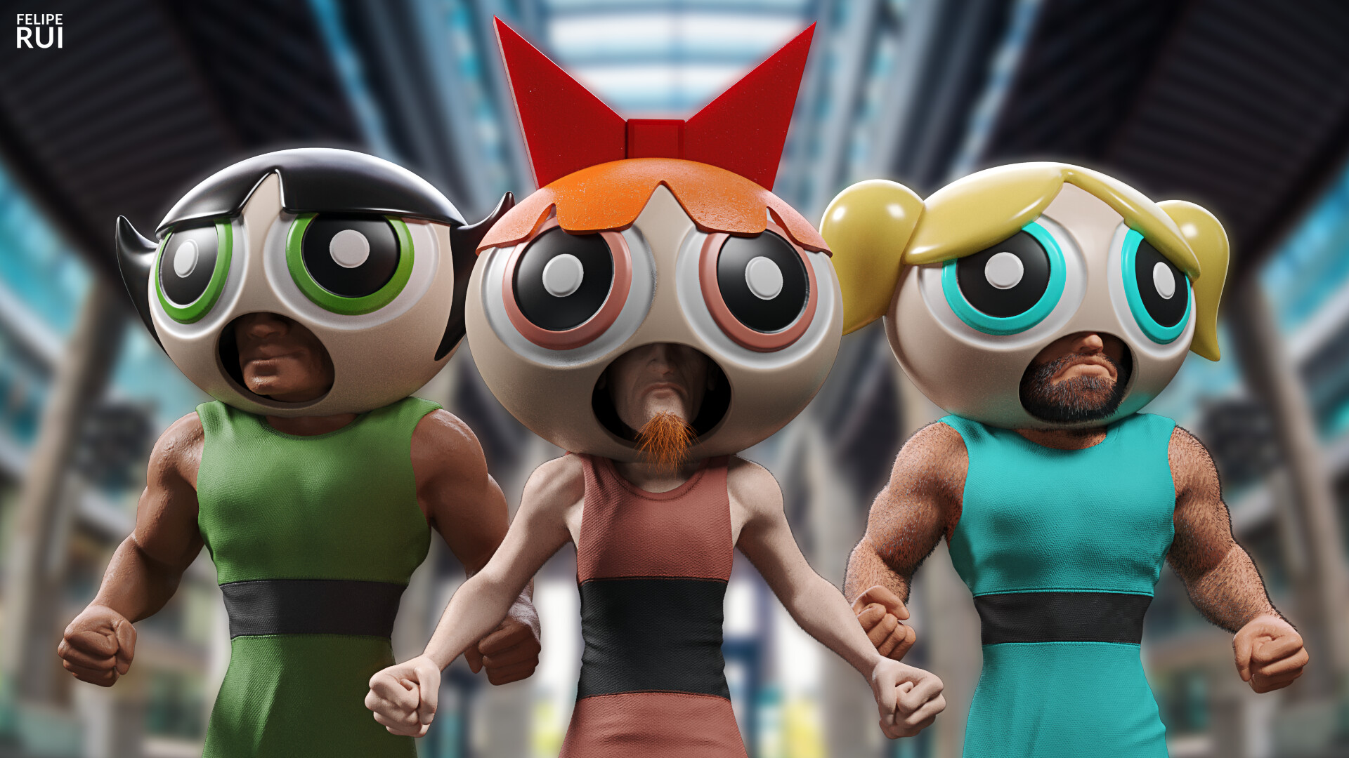 The Dork Review: Rob's Room: The Powerpuff Girls Gang by Felipe Rui ...