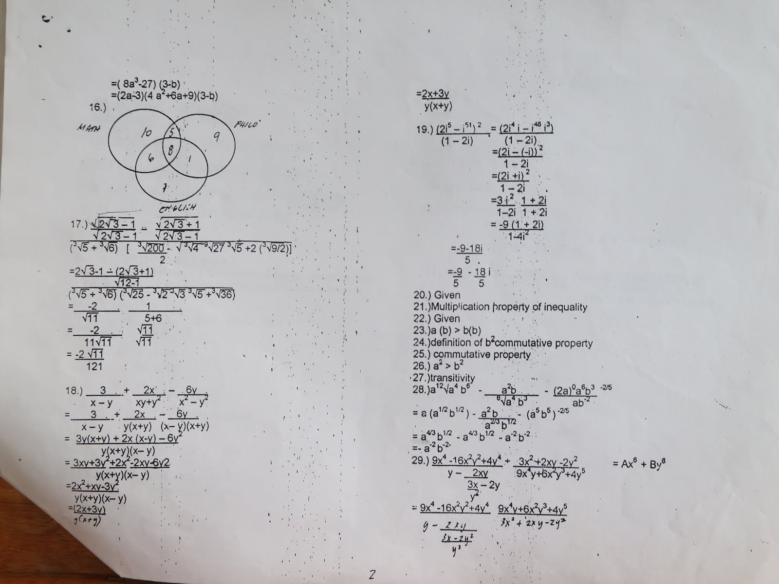 UPD Samplexes, Readings, and Materials: UPD Math 17 (Now Math 20) First ...