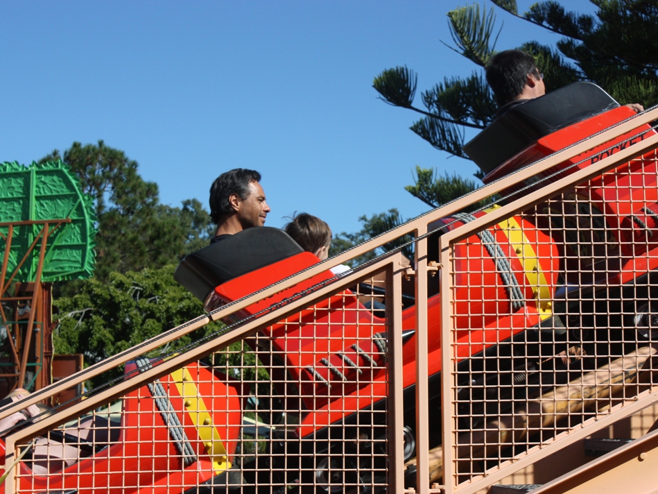 Max's World: movie world road runner roller coaster