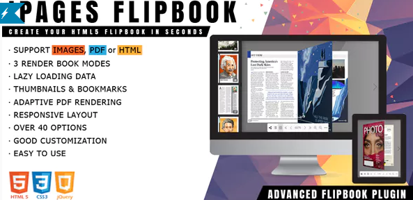 iPages Flipbook PDF Viewer – jQuery Plugin