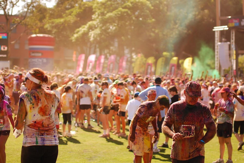 Lucy and The Runaways: The Happiest 5K on the Planet: The Swisse Color ...