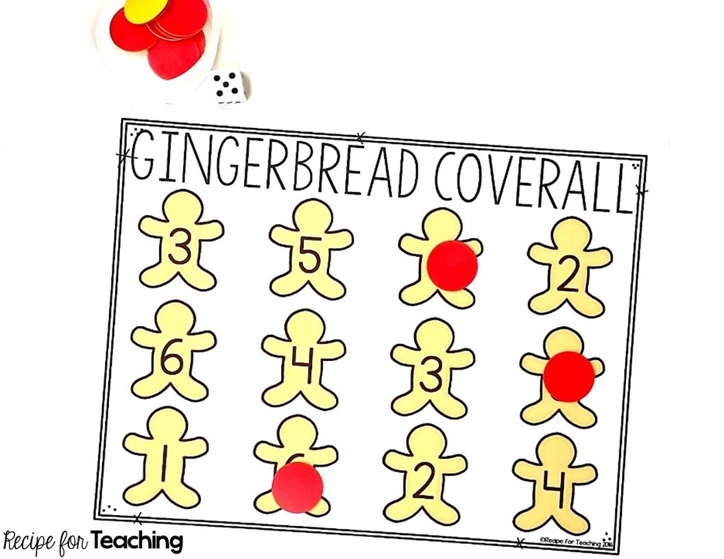 Gingerbread Coverall Games - Recipe for Teaching