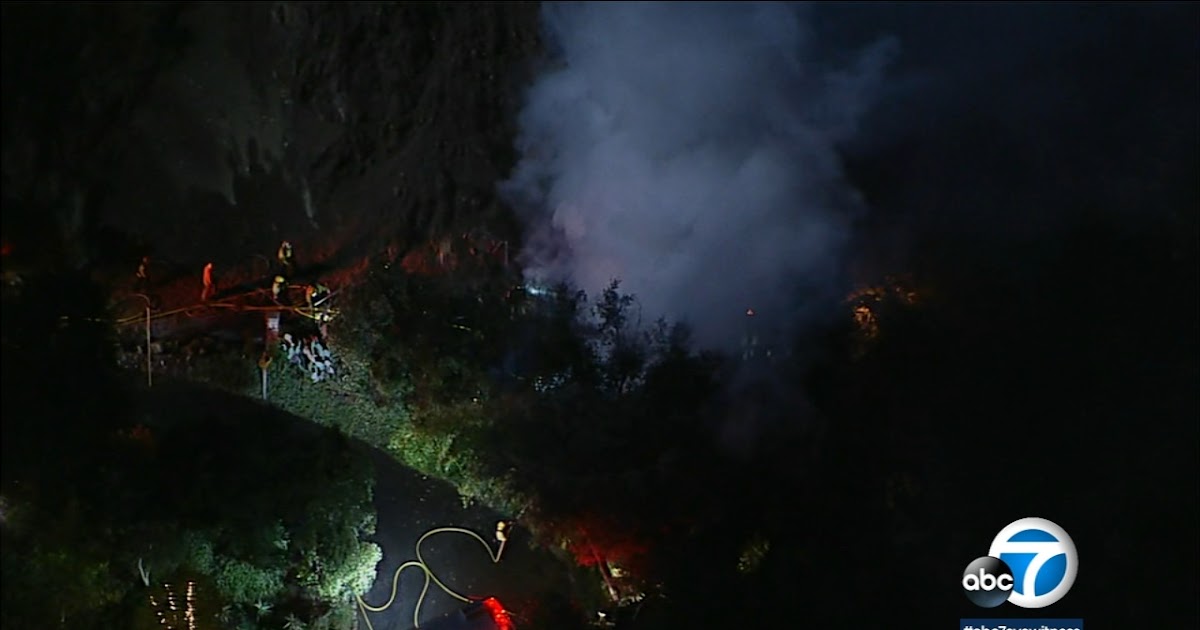 WILD ABOUT HARRY: Fire at the Houdini Estate in Laurel Canyon