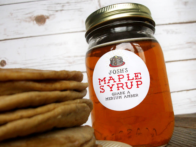 Colorful Adhesive Canning Jar Labels: New Custom Maple Syrup Labels for ...