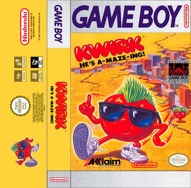 Solo una partida mas: Kwirk Game boy cassette cover
