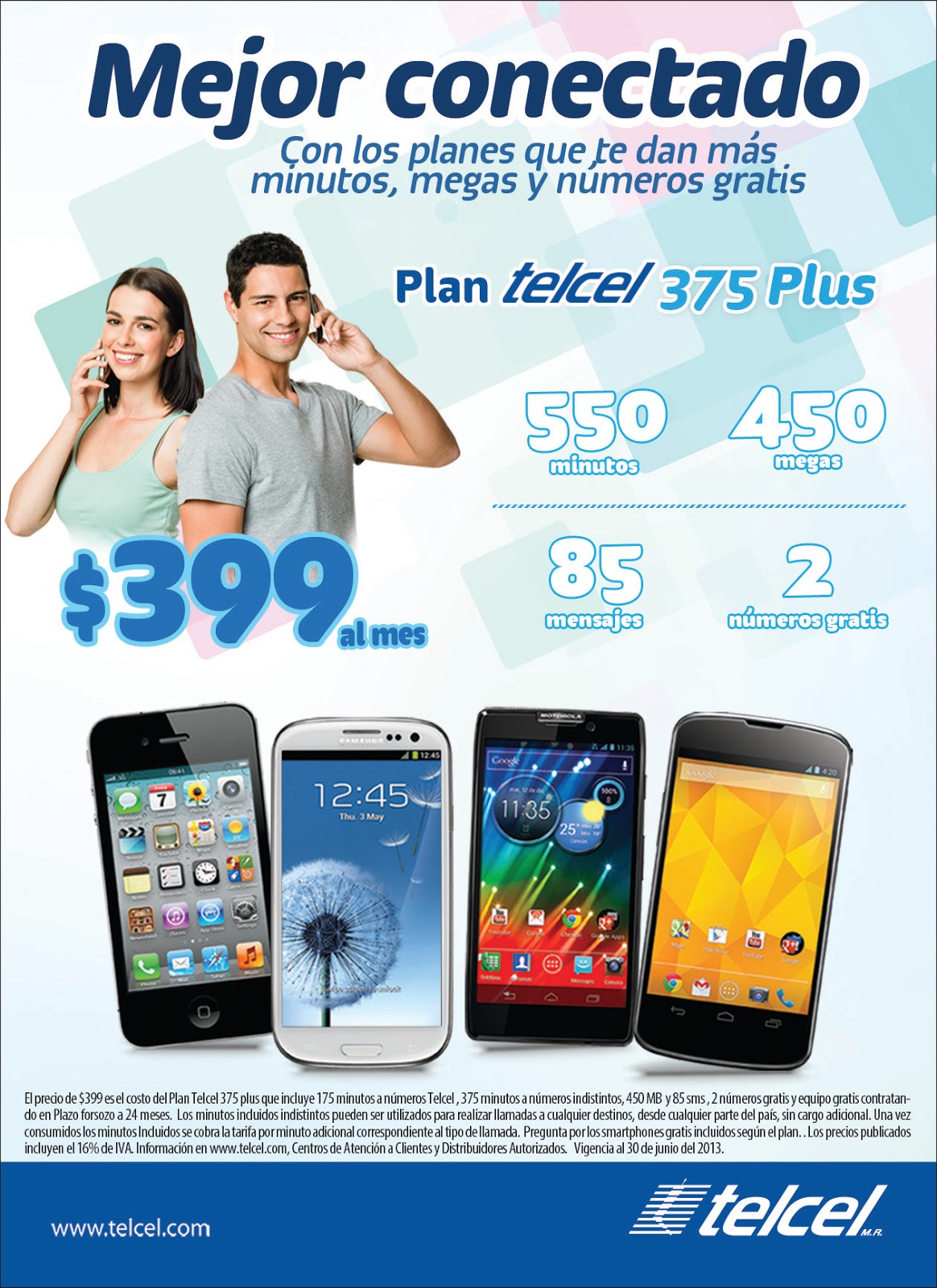 Global Publicidad: VIVE LIBRE Y CONECTADO CON UN PLAN TELCEL PLUS