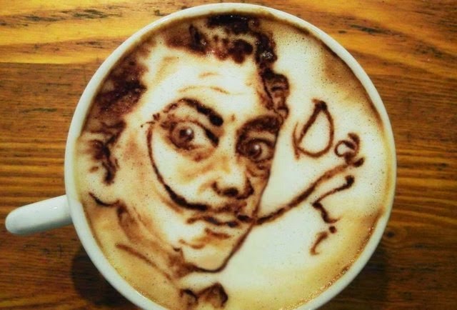 Las Vegas from the Strip View Cafe: The beautiful world of latte art ...