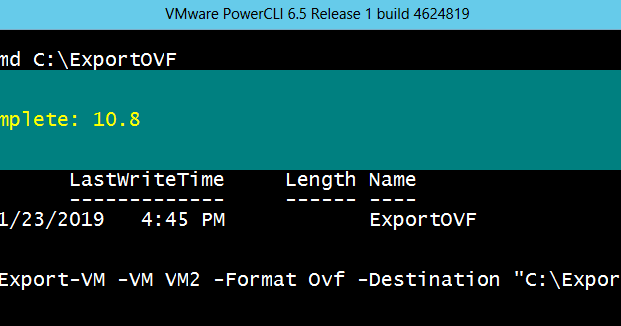 VMware: Exportar OVF/OVA con PowerCLI | SYSADMIT