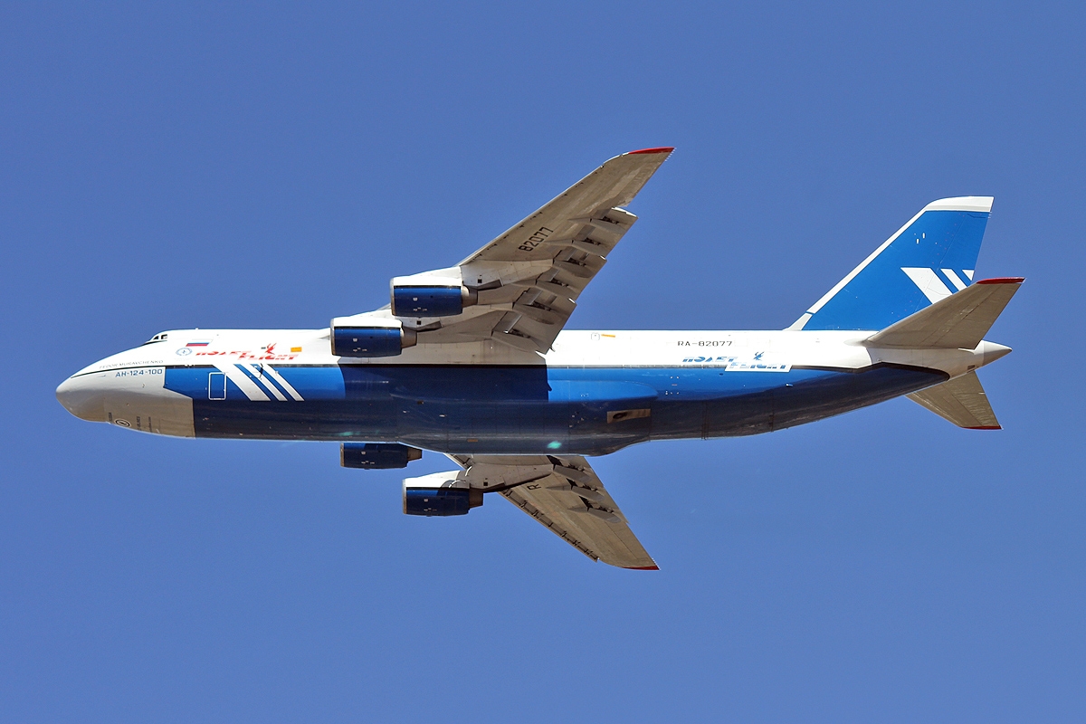 Perth Airport Spotter's Blog: Polet Flight An-124 RA-82077 departs ...