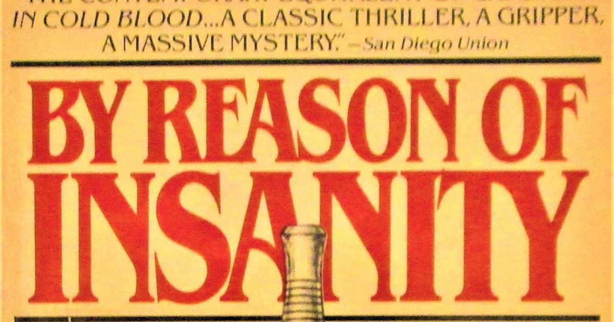 Too Much Horror Fiction: By Reason of Insanity by Shane Stevens (1979 ...