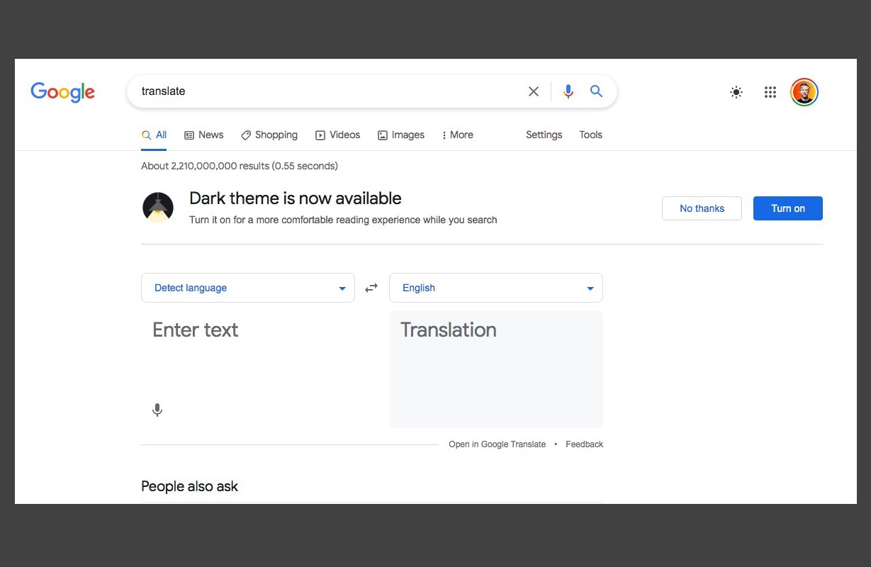 After months of testing, Google is rolling out the dark theme for ...