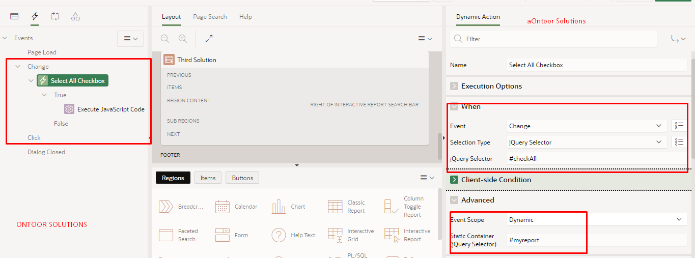 3 Ways To Select All Checkbox In Classic Or Interactive Report Oracle Apex Ontoor Solutions