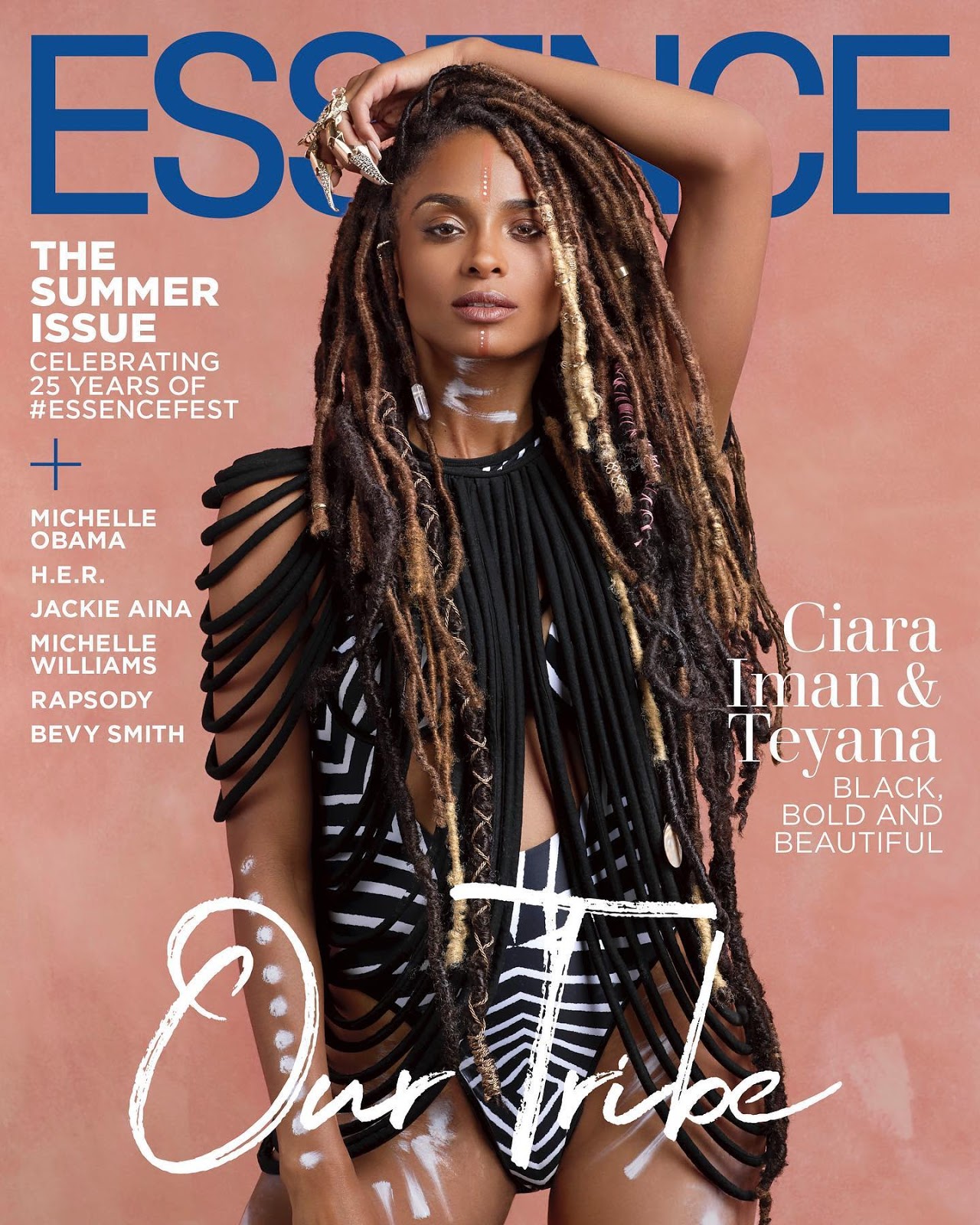 Ciara & Teyana Taylor serve African tribal looks for Essence | July ...