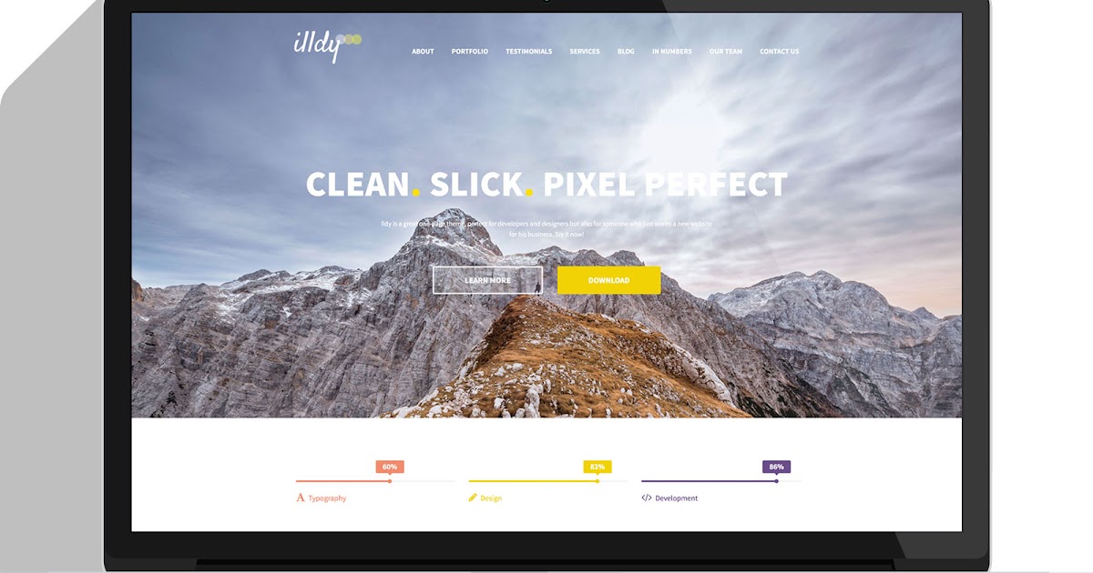 Illdy – Free One Page WordPress Business Theme - Best For Choice